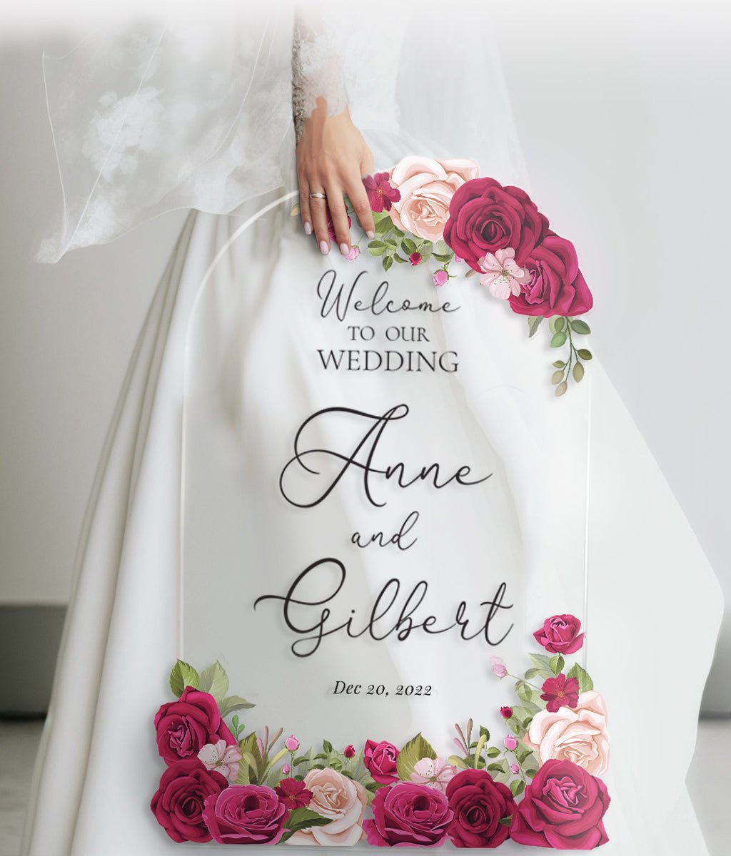 Elevate Your Wedding Décor with Customized Welcome Signs: Exquisite De ...
