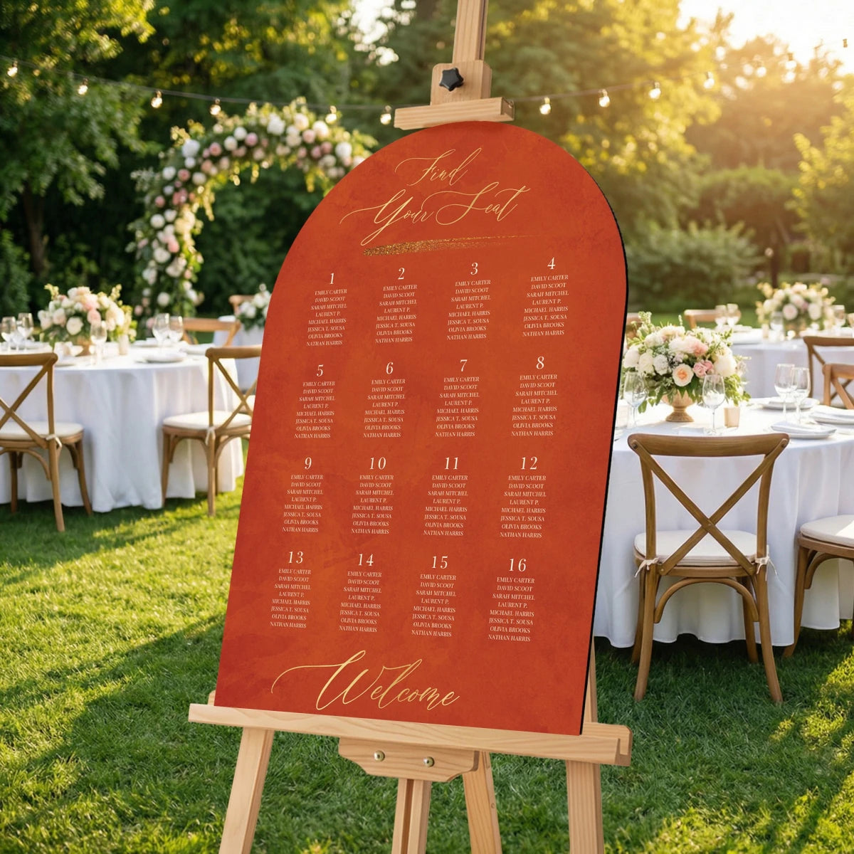 Find Your Seat Mirror Sign, Custom Wedding Seating Chart – SpeedyOrders