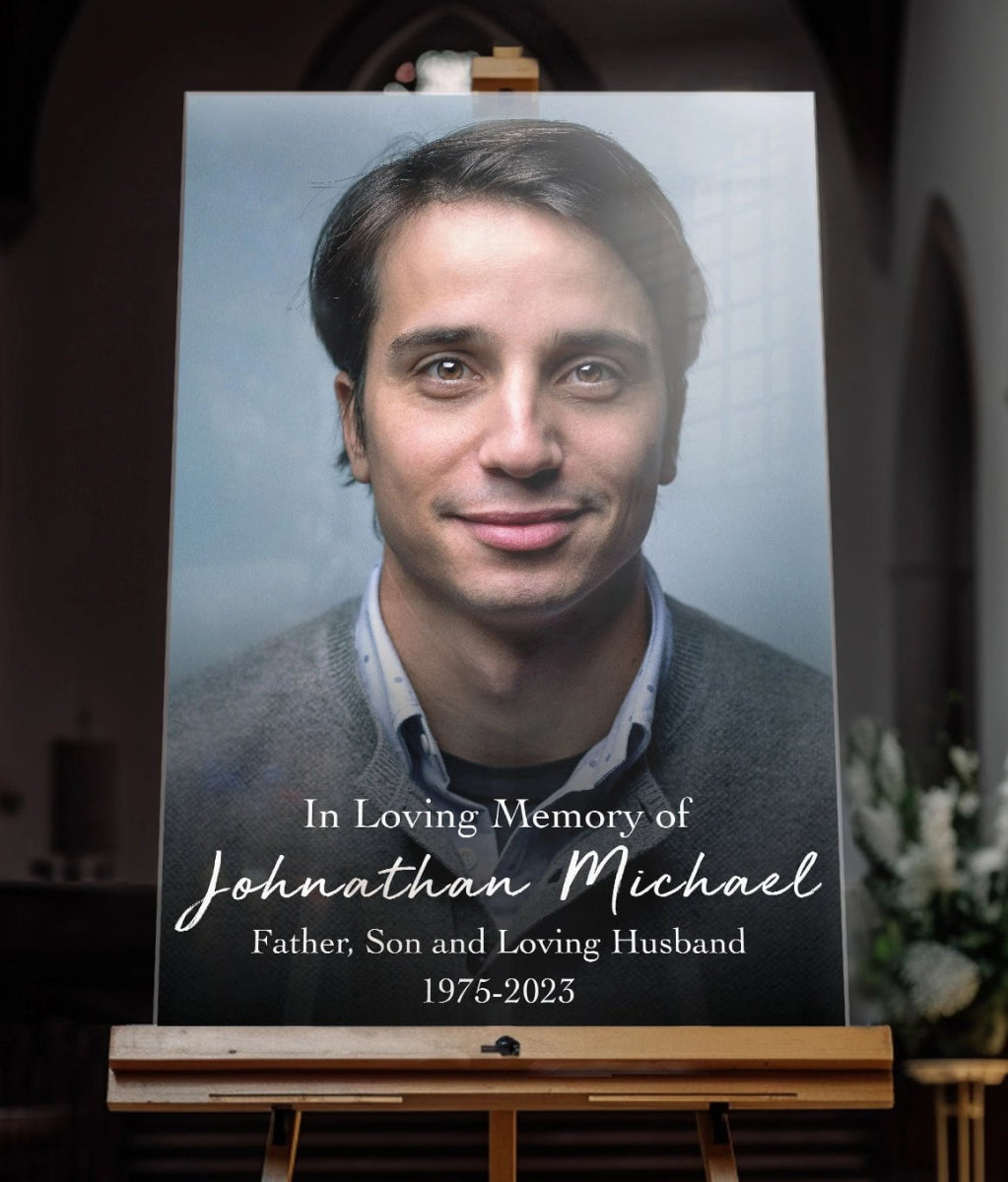 Customizable USA In Loving Memory Of Poster Sign | SpeedyOrders.com