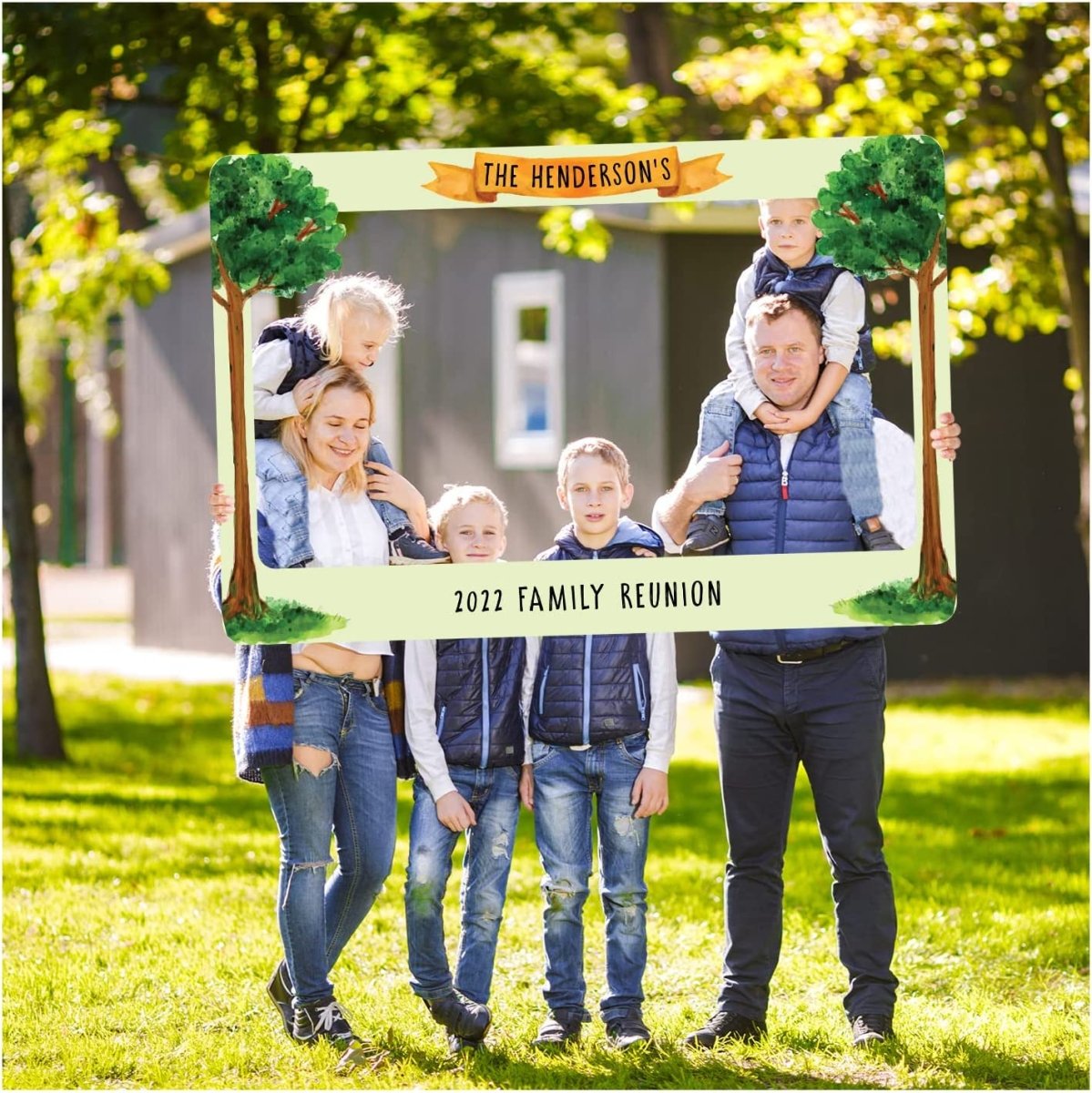Personalized Family Reunion Photo Booth Frame – SpeedyOrders
