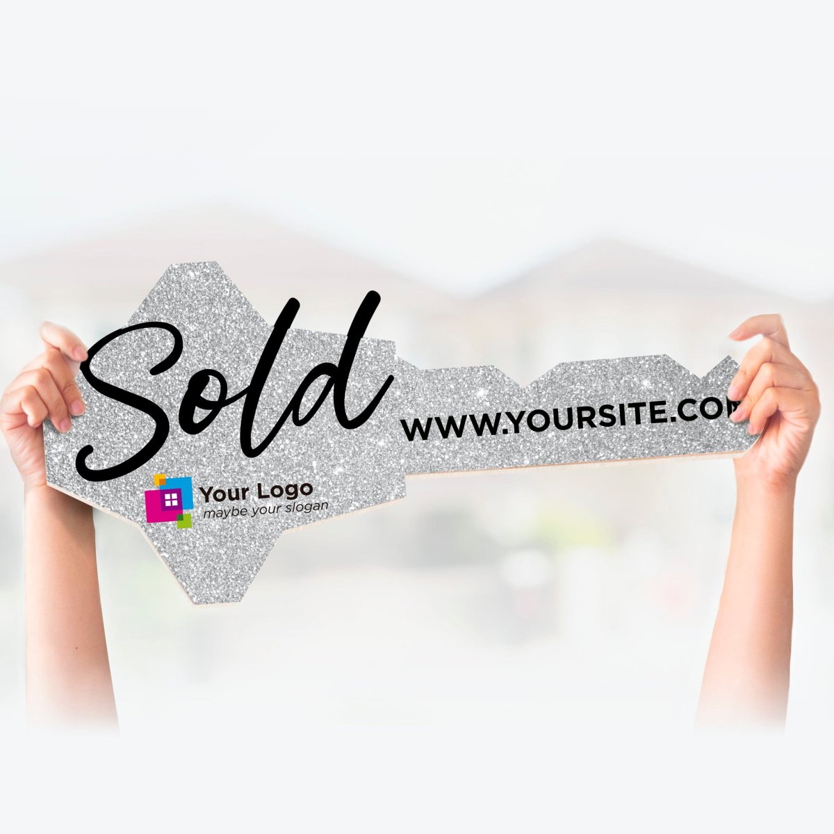 Real Estate Sold Key Sign – SpeedyOrders