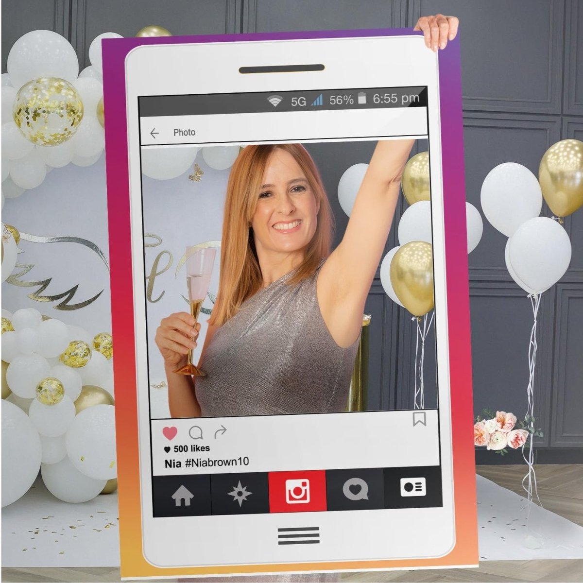 Social Media Photo Booth Prop - Custom Photo Booth IG Frame – SpeedyOrders