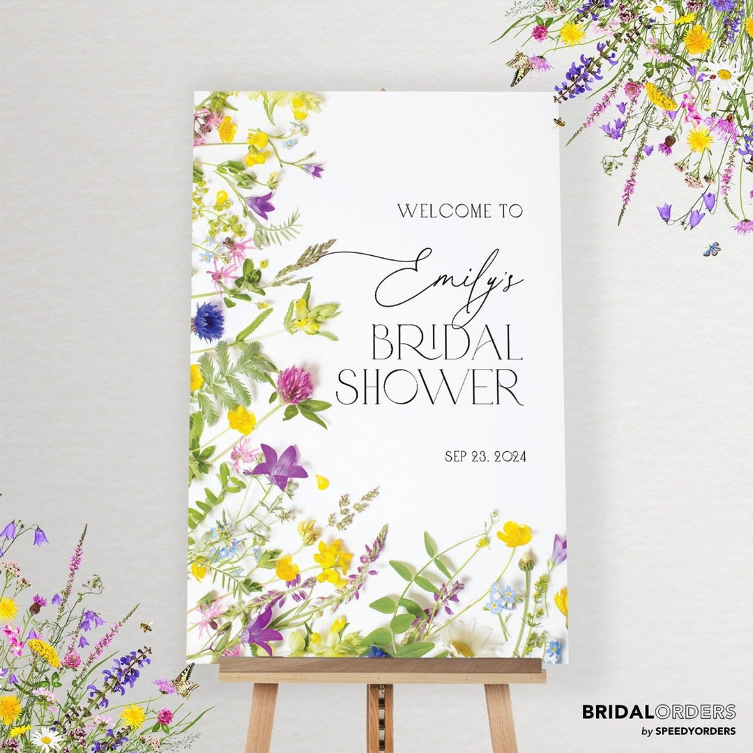 Explore Custom Wildflowers Wedding Signs Collection – SpeedyOrders